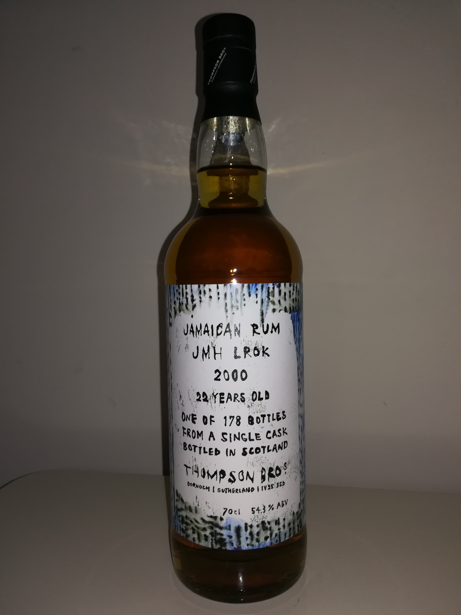 [Split shipped] Hampden JMH LROK 2000 22yr 54,3% Thompson Bros - Bottle ...